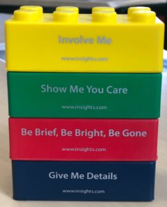 Insights set of 4 coloured soft blocks - Full Potential Group
